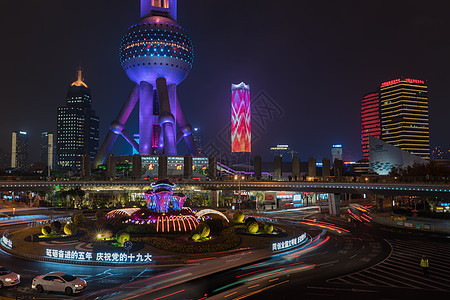 陆家嘴俯视全景高清图片下载-正版图片500994165-摄图网