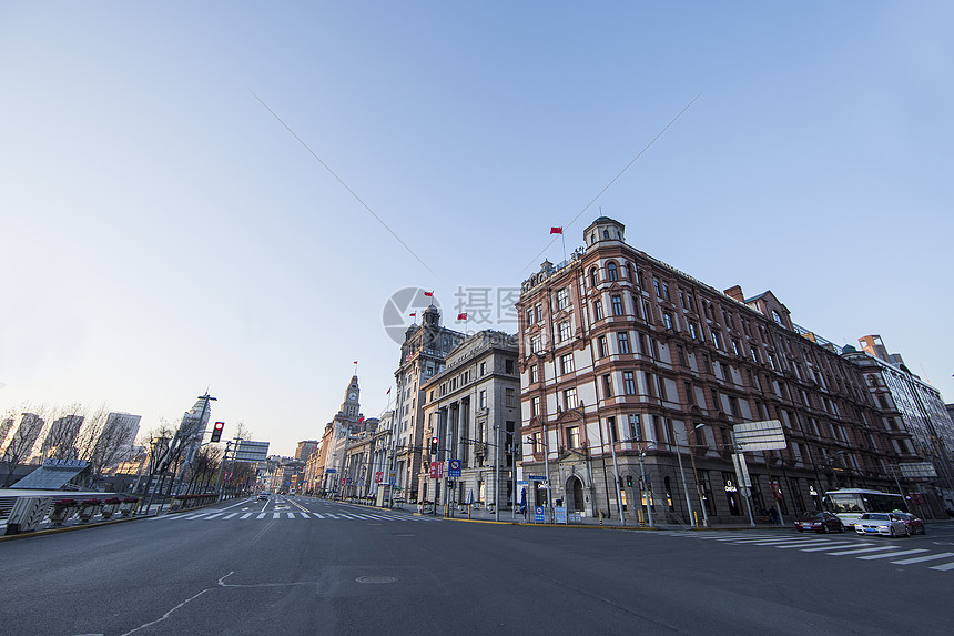 上海外滩建筑群高清图片下载-正版图片500790851-摄图网