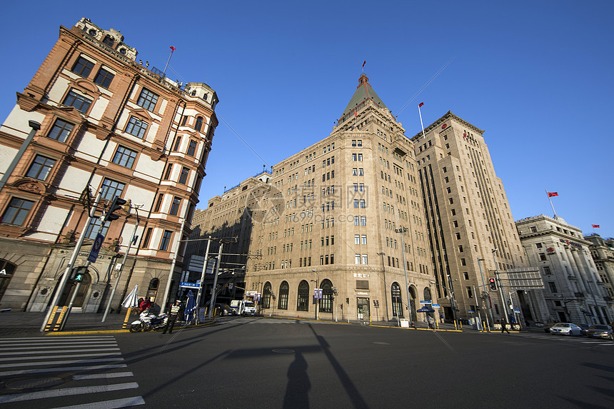 上海外滩建筑群高清图片下载-正版图片500790866-摄图网