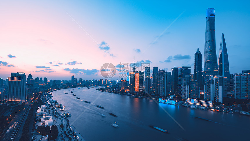 上海外滩城市夜景高清图片下载-正版图片500831951-摄图网