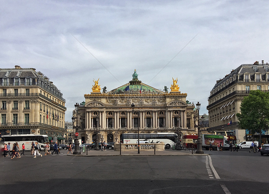 巴黎歌剧院高清图片下载-正版图片500839363-摄图网