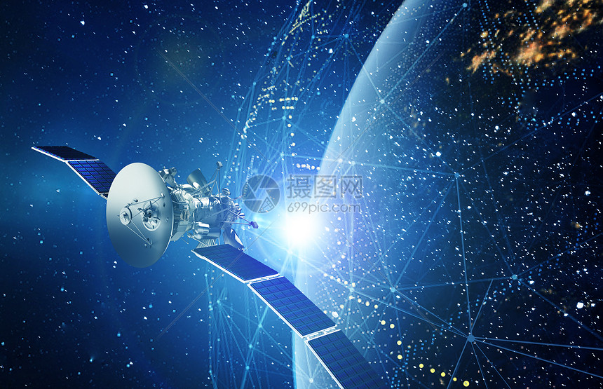 地球卫星图片素材-正版创意图片500857854-摄图网