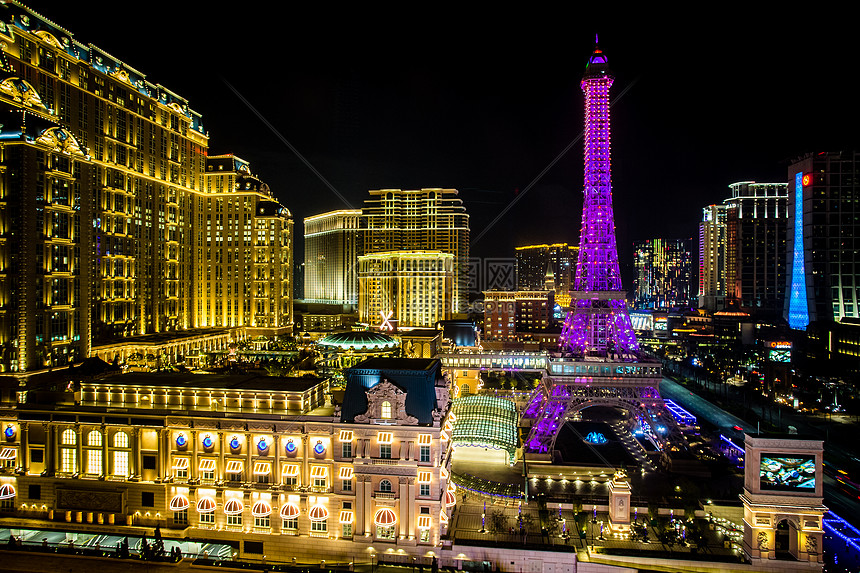 澳门夜景高清图片下载-正版图片500887806-摄图网
