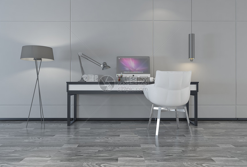 家居办公桌场景图片素材-正版创意图片500896350-摄图网