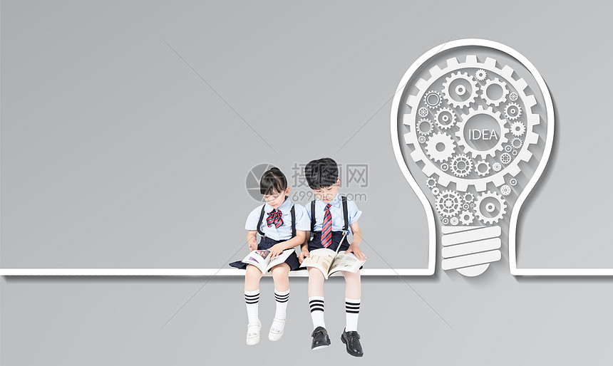 聪明的小孩图片素材-正版创意图片501053168-摄图网