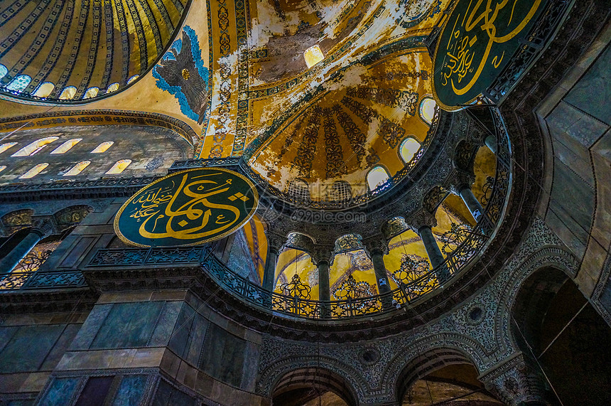 土耳其伊斯坦布尔圣索菲亚教堂高清图片下载-正版图片501101278-摄图网