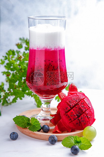 火龙果汁高清图片下载-正版图片501150332-摄图网