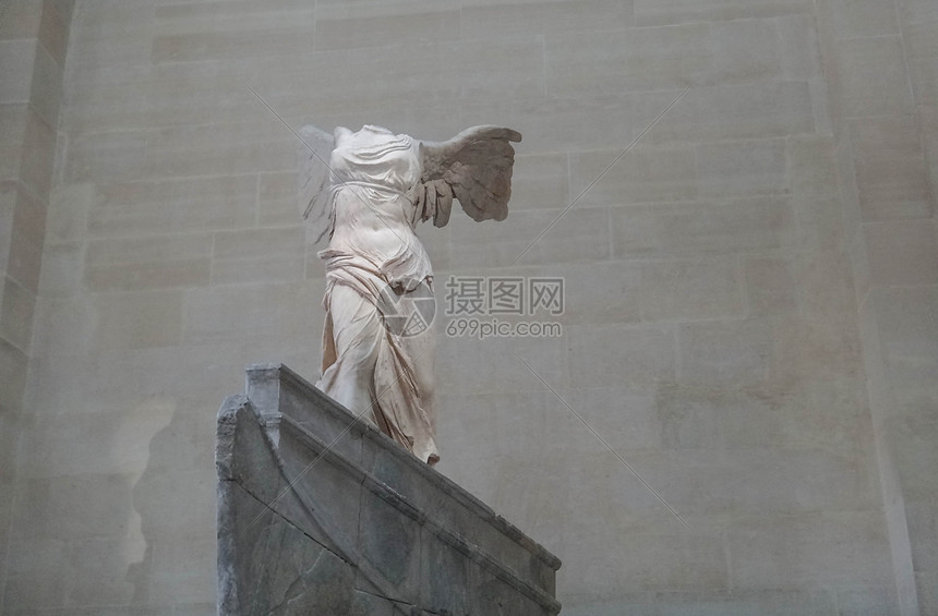 法国卢浮宫胜利女神像高清图片下载-正版图片501177729-摄图网
