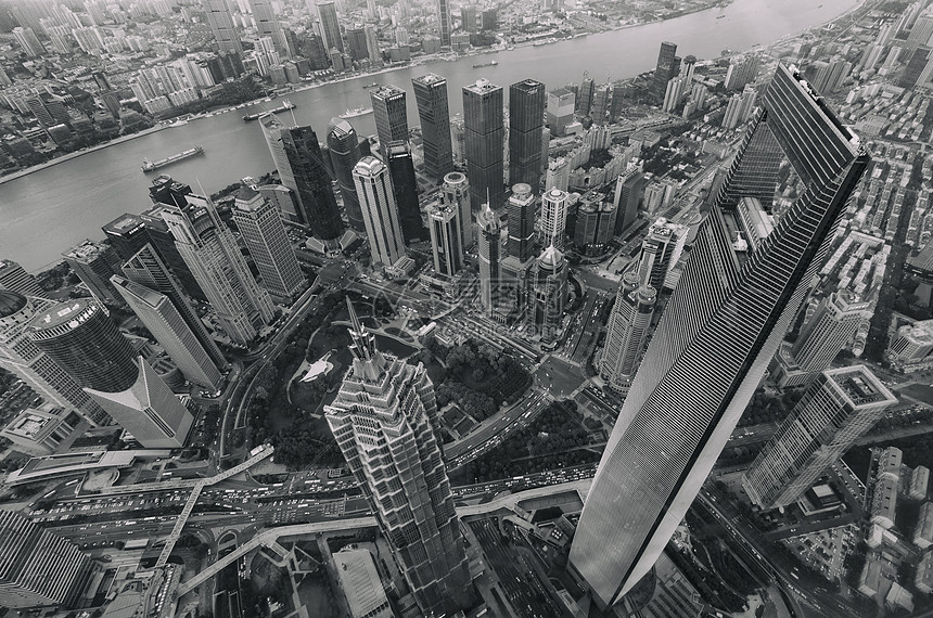 俯瞰陆家嘴高清图片下载-正版图片501225478-摄图网