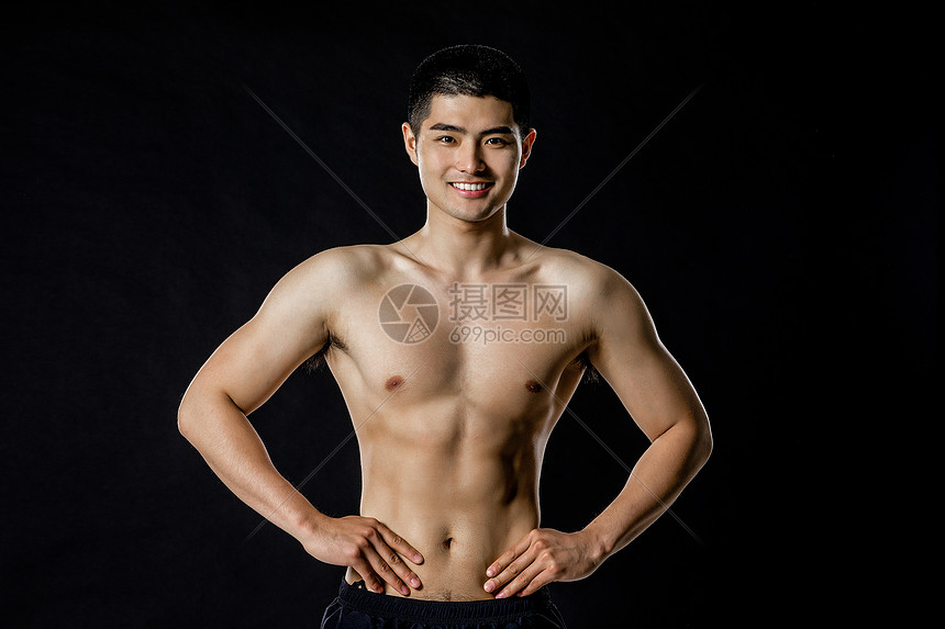 男性身材展示高清图片下载-正版图片501314702-摄图网