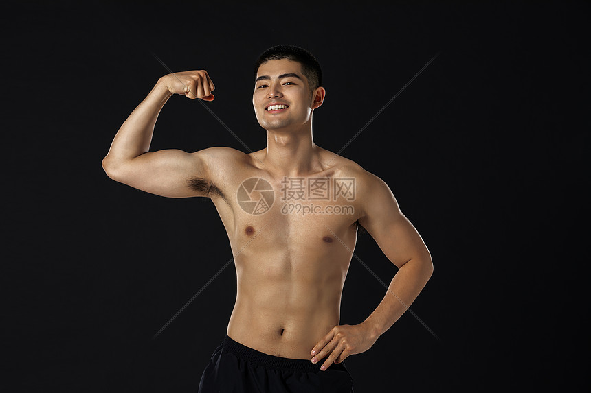 男性身材展示高清图片下载-正版图片501314706-摄图网