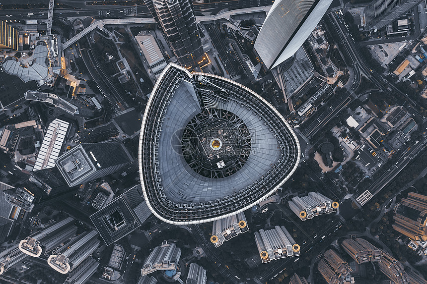 航拍上海陆家嘴国际金融中心高清图片下载-正版图片501345064-摄图网