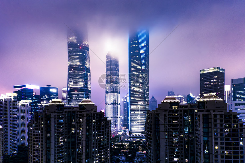 上海陆家嘴高清图片下载-正版图片501371371-摄图网