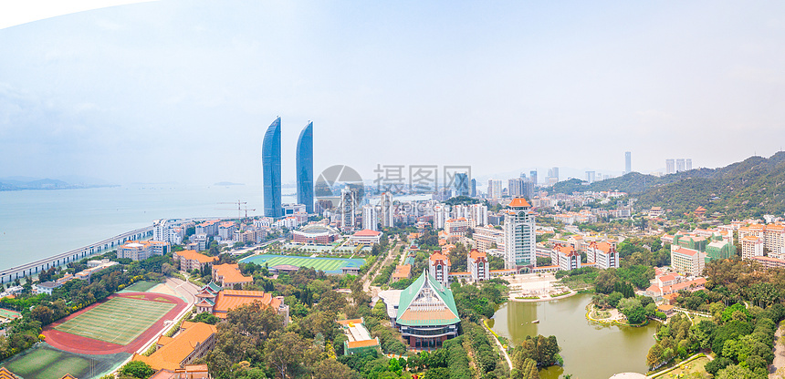 厦门大学全景图高清图片下载-正版图片501599688-摄图网