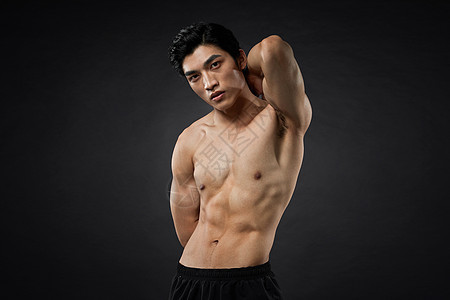 运动男性肌肉展示高清图片下载-正版图片501635561-摄图网