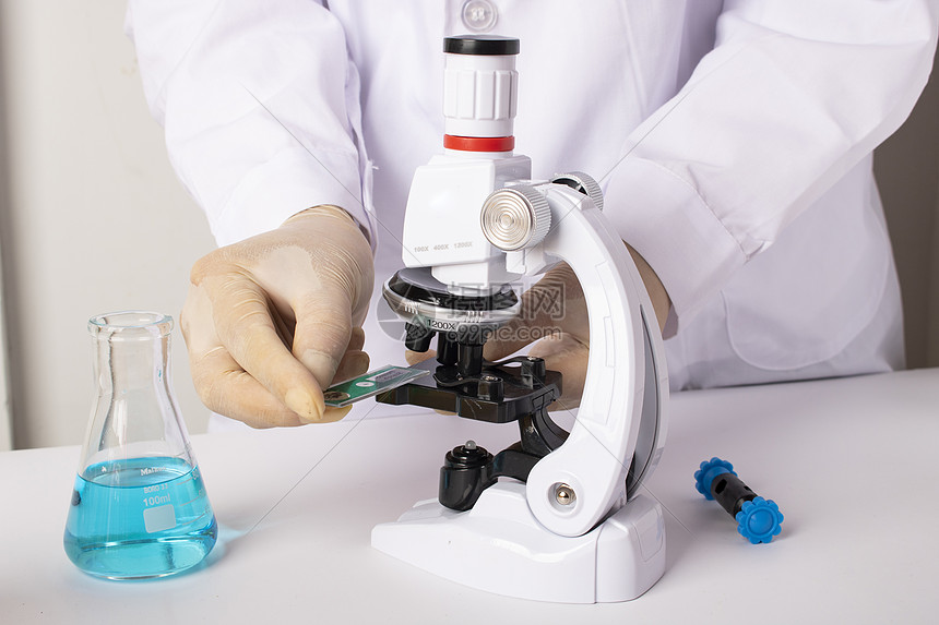 实验室显微镜观察研究高清图片下载-正版图片501648375-摄图网