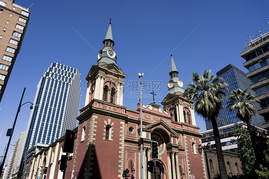 智利圣地亚哥建筑高清图片下载-正版图片501877346-摄图网