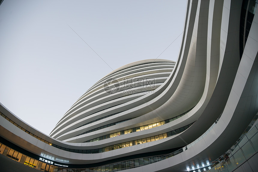 户外银河soho大城市北京银河SOHO高清图片下载-正版图片501912762-摄图网