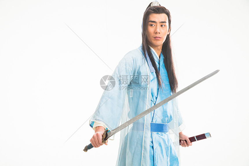 青年人刀古典式江湖侠客高清图片下载-正版图片501982673-摄图网