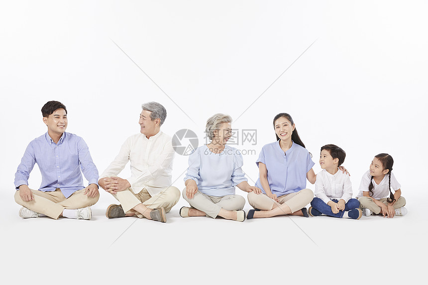 和睦的三代家庭高清图片下载-正版图片502224154-摄图网