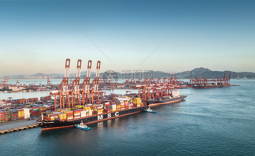 蛇口赤湾港集装箱港口高清图片下载-正版图片502382050-摄图网