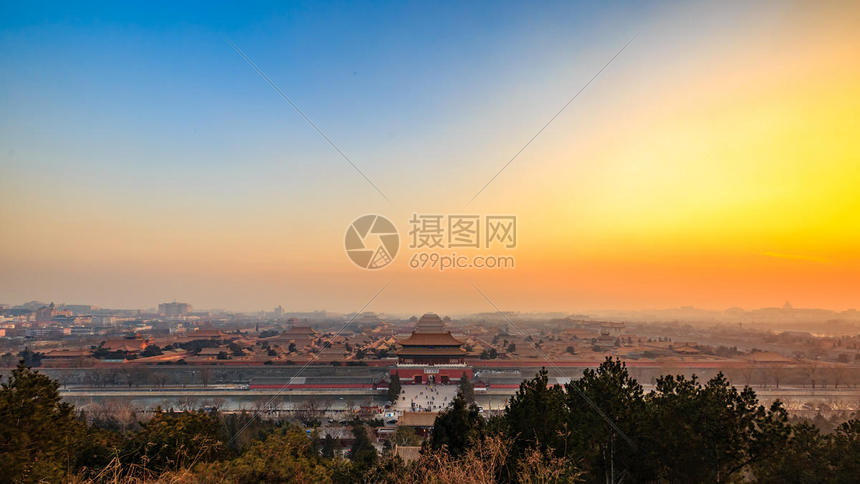 故宫博物院全景高清图片下载-正版图片502399002-摄图网