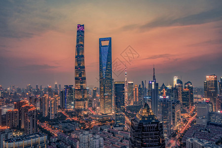 陆家嘴明珠环岛高清图片下载-正版图片502409507-摄图网