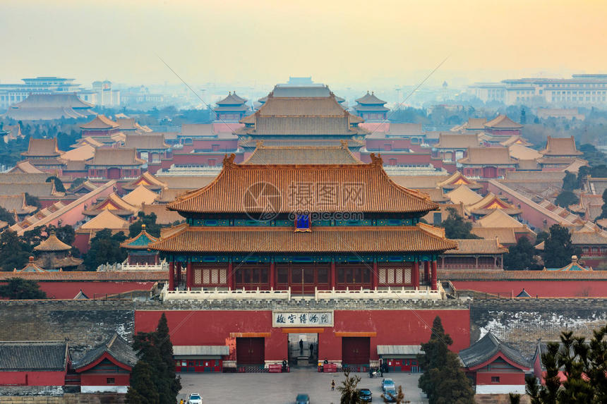故宫博物院全景高清图片下载-正版图片502422276-摄图网