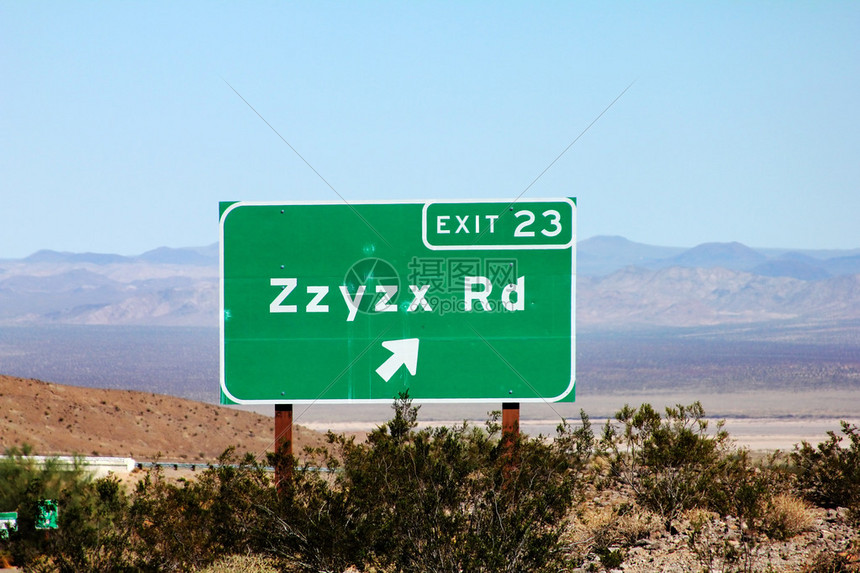 Zzzx是字典的最后一句话也是加利佛尼亚高清图片下载-正版图片502519347-摄图网