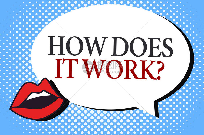 写笔记显示它是如何工作的问题商业照片展示询问如何构高清图片下载-正版图片502585343-摄图网