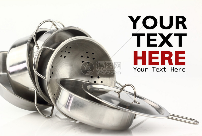不锈钢厨具组高清图片下载-正版图片502620006-摄图网
