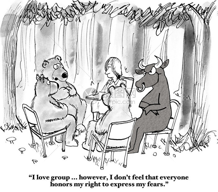 有关股票市场的商业漫画高清图片下载-正版图片502620324-摄图网