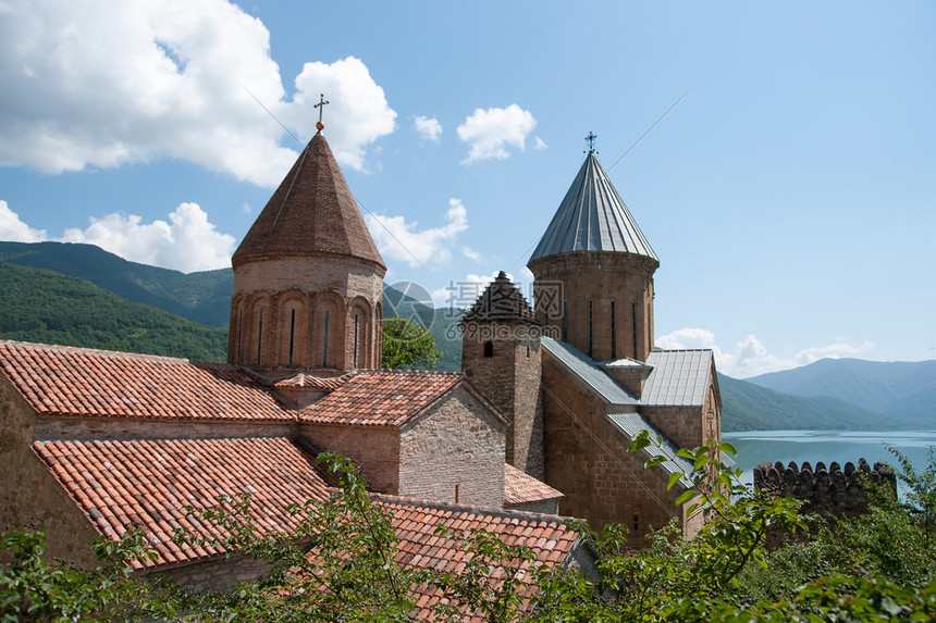 格鲁吉亚度假夏季旅行时的旅游景高清图片下载-正版图片502647505-摄图网