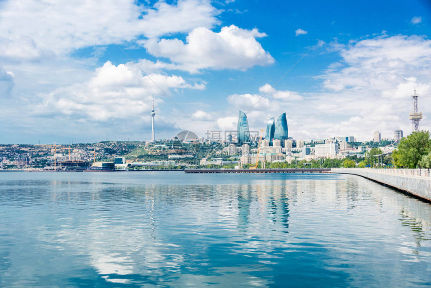 巴库阿塞拜疆建筑日视高清图片下载-正版图片502648499-摄图网