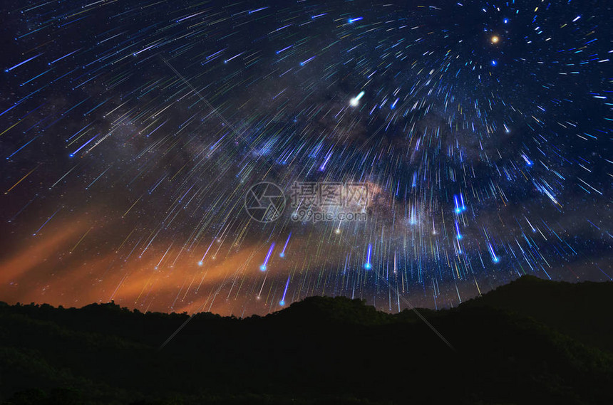 夜晚的星空高清图片下载-正版图片502651308-摄图网