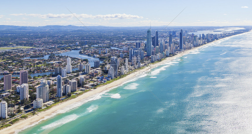 澳大利亚美丽的金色海岸的冲浪天堂高清图片下载-正版图片502656901-摄图网