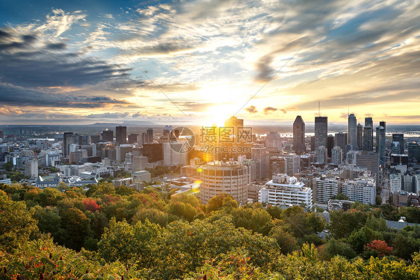 清晨从加拿大MontRoyal公高清图片下载-正版图片502674548-摄图网