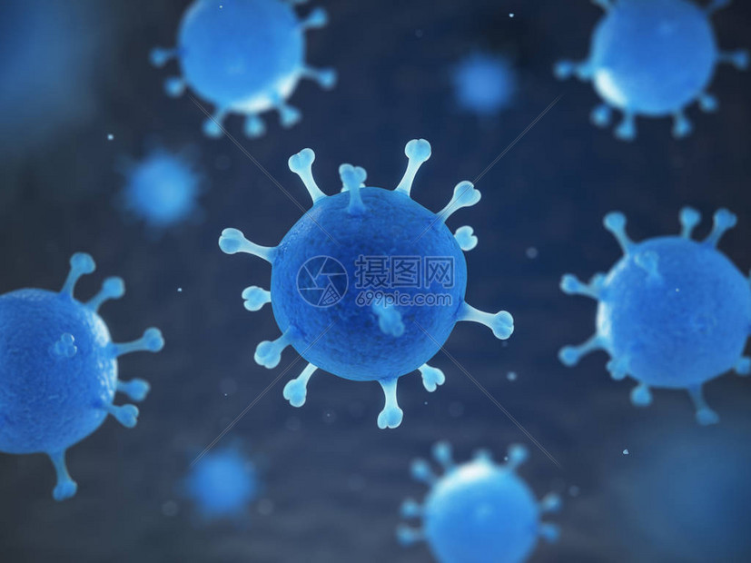 显微镜下的人类致和细菌活疾病插画图片下载-正版图片502722741-摄图网