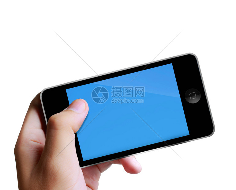 触摸屏手机在手中高清图片下载-正版图片502740435-摄图网
