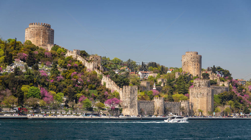 土耳其伊斯坦布尔市Bosphorus海峡沿岸Rume高清图片下载-正版图片502756800-摄图网