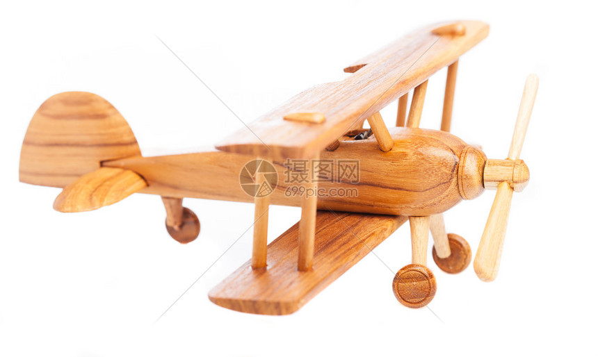 Wooden飞机在白色背景上高清图片下载-正版图片502907654-摄图网