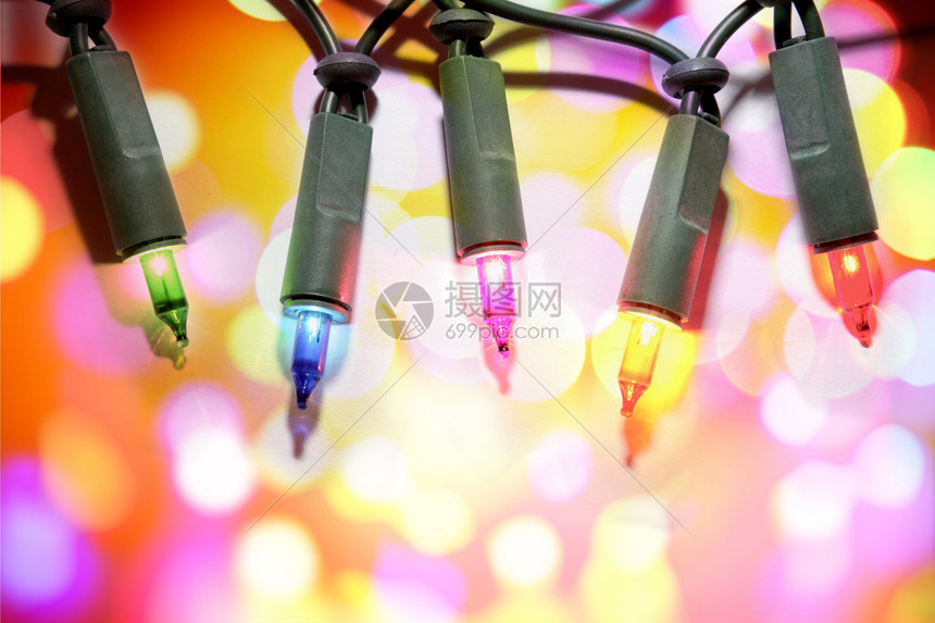 发光的圣诞灯特写高清图片下载-正版图片502913782-摄图网