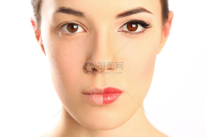 化妆前后的女人脸高清图片下载 正版图片503043421 摄图网