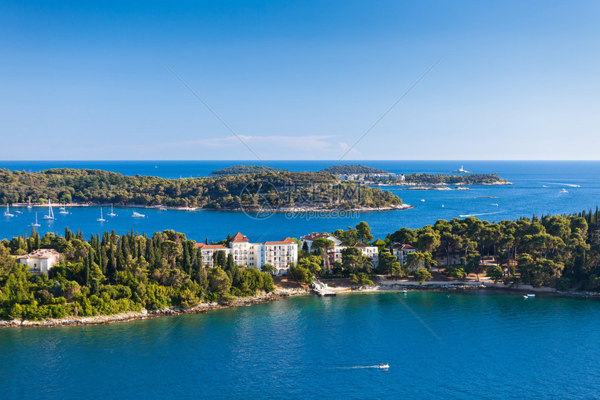 克罗地亚群岛和亚得里亚海高清图片下载-正版图片503087589-摄图网