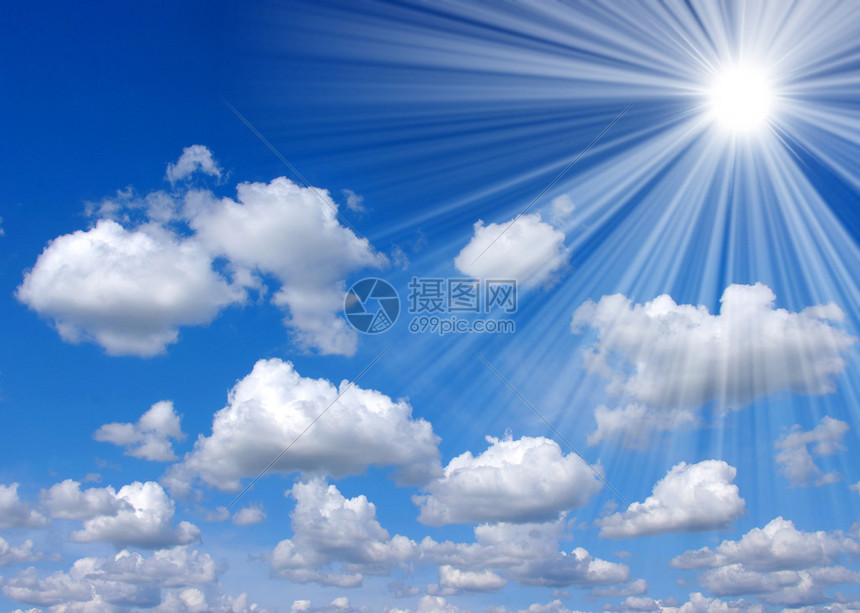 蓝天和太阳高清图片下载-正版图片503097951-摄图网