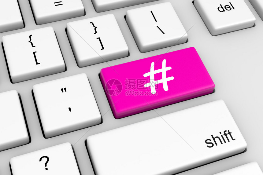 Hashtag符号按钮插件的计插画图片下载-正版图片503103171-摄图网
