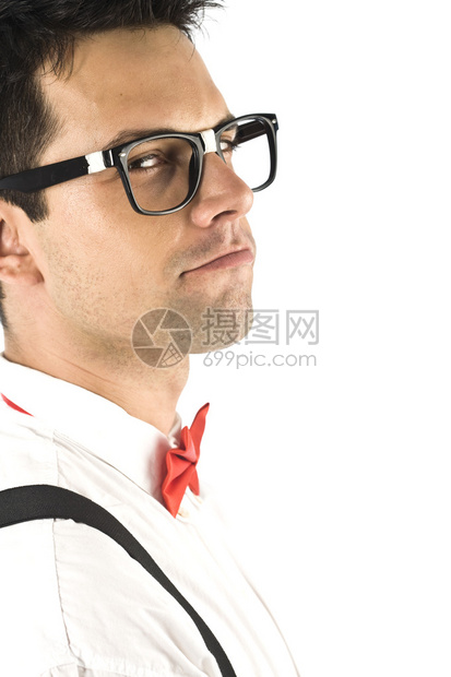一个年轻的天主教书呆子特写孤高清图片下载 正版图片503160149 摄图网