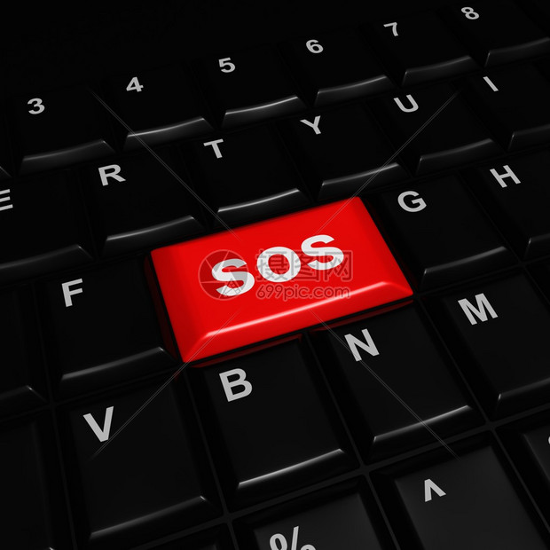 创的SOS按钮高清图片下载-正版图片503192819-摄图网