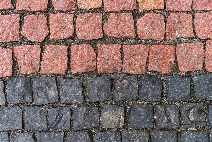 红色和黑色石头路面高清图片下载-正版图片503204041-摄图网