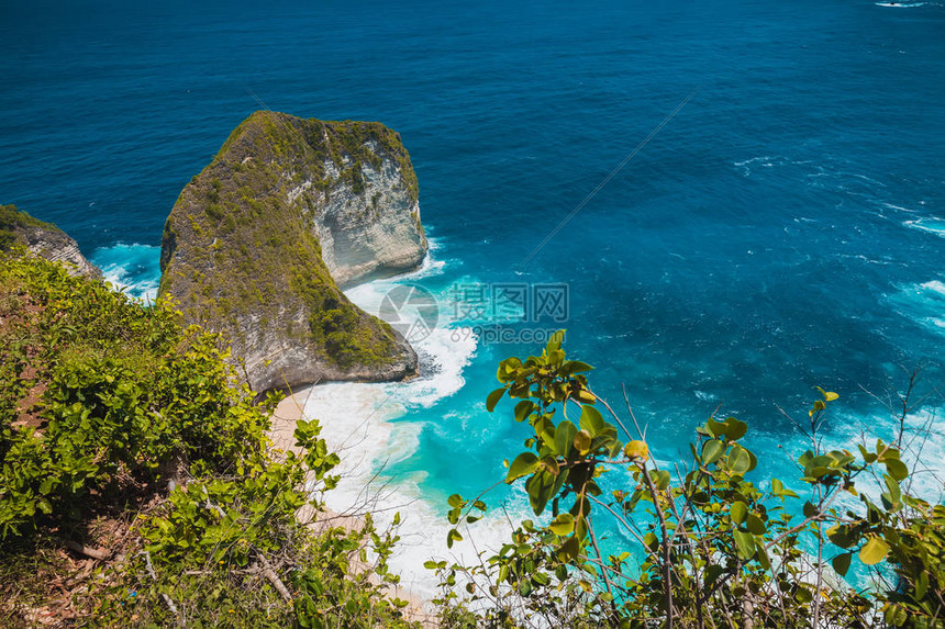 印度尼西亚巴厘岛努沙佩尼达岛曼塔湾或Keling高清图片下载-正版图片503330427-摄图网